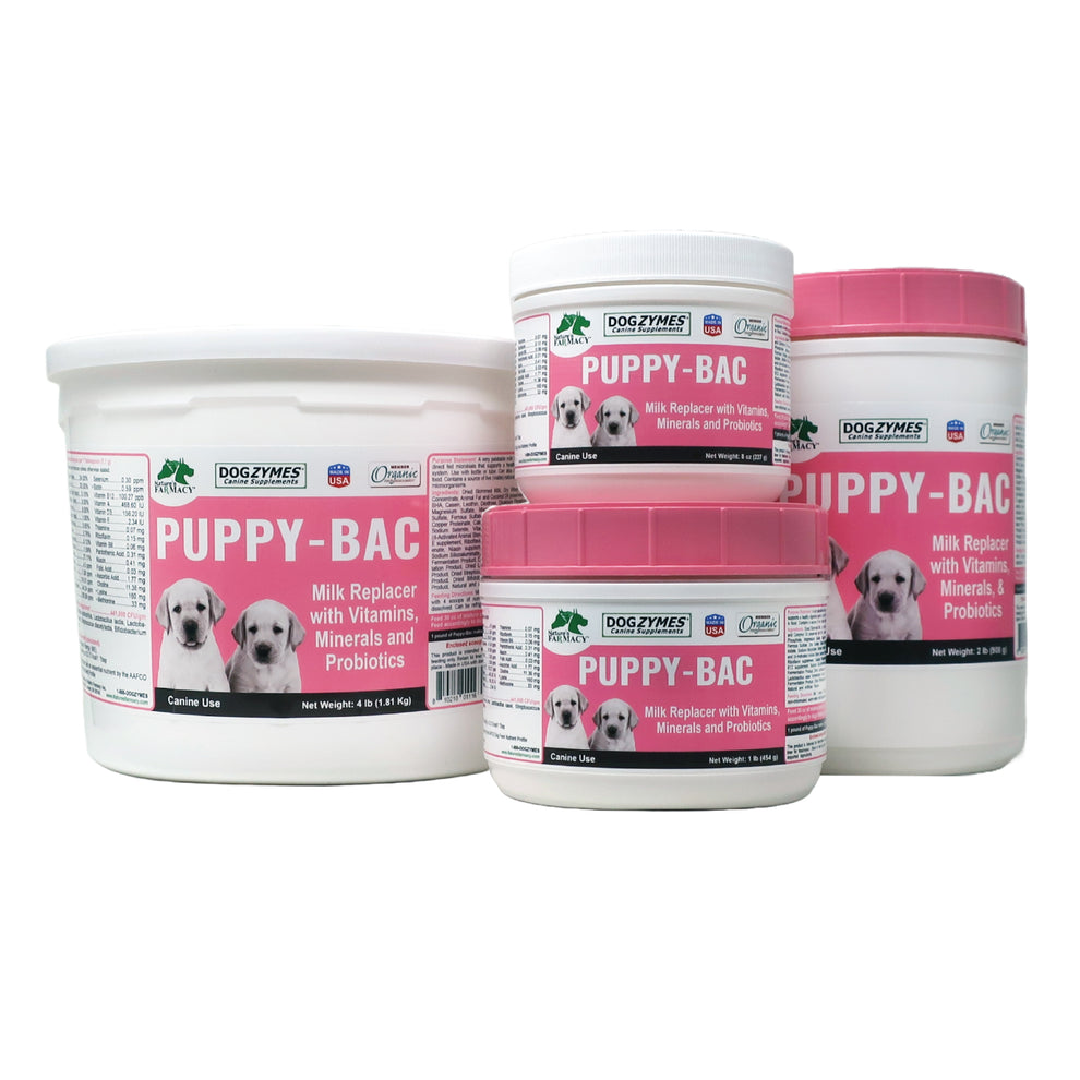 Dogzymes Puppy-Bac™ Milk Replacer – Nature's Farmacy