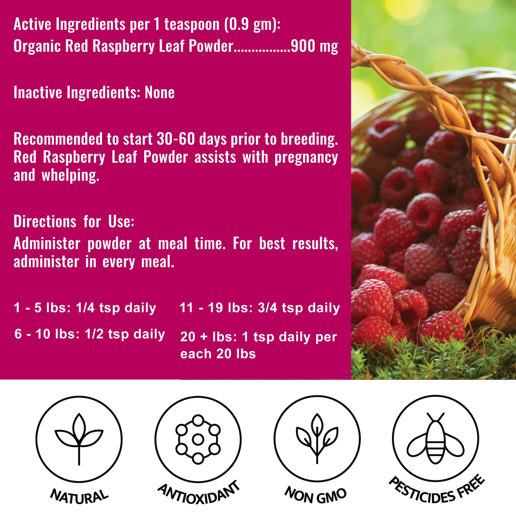 Organic Red Raspberry Leaf Powder – Nature's Farmacy