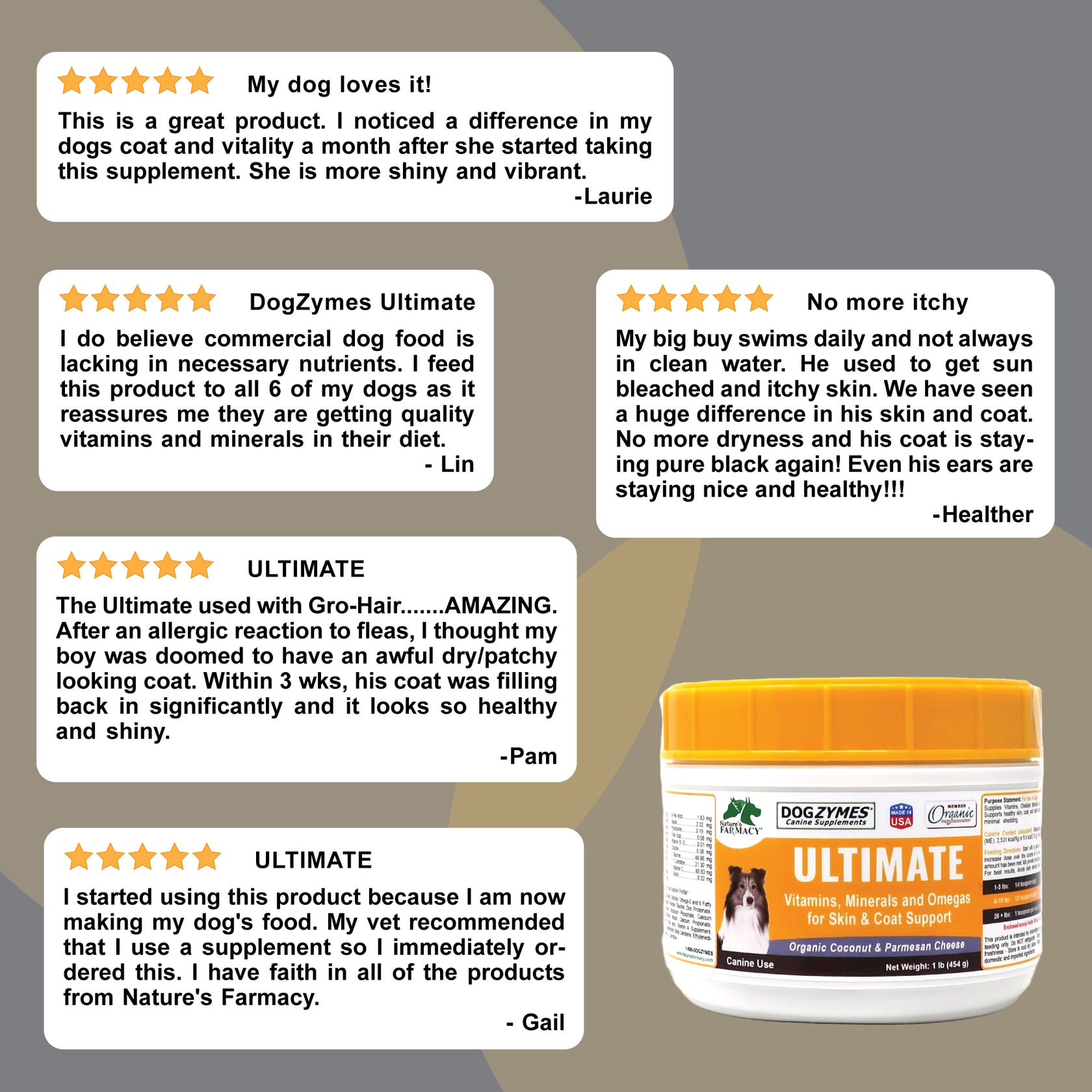 Dogzymes Ultimate Vitamins Minerals Omega – Nature's Farmacy