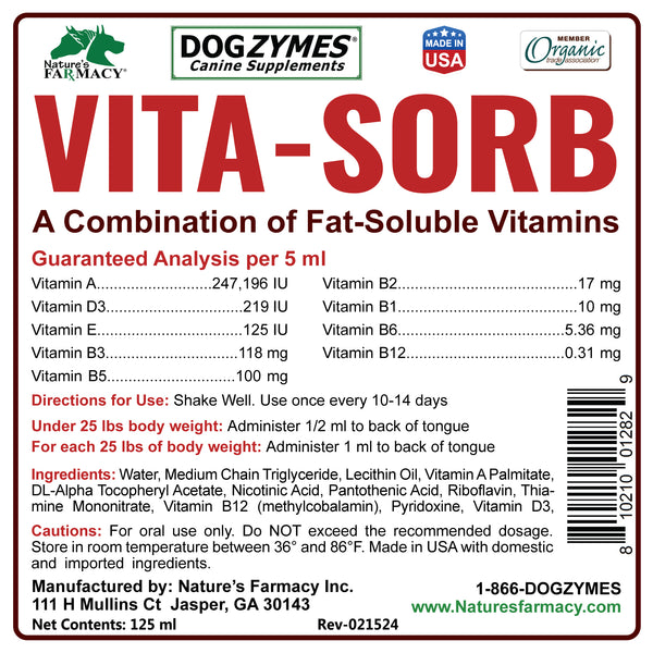 VITA-SORB - Oral Liquid B Vitamin – Nature's Farmacy