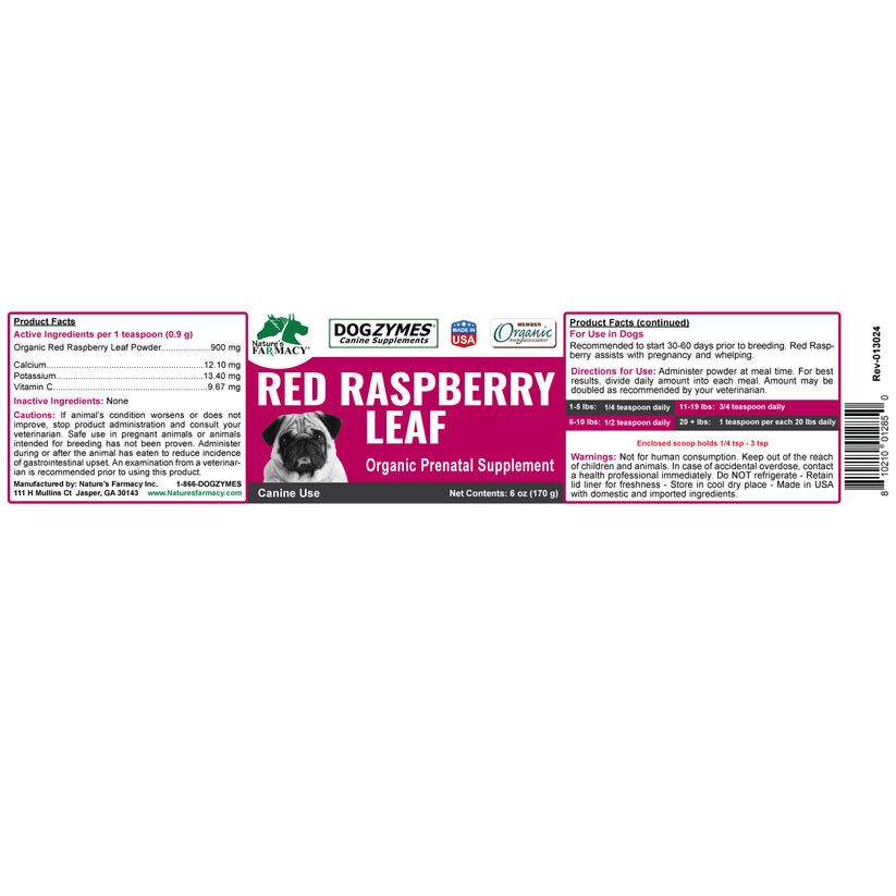 Organic Red Raspberry Leaf Powder – Nature's Farmacy