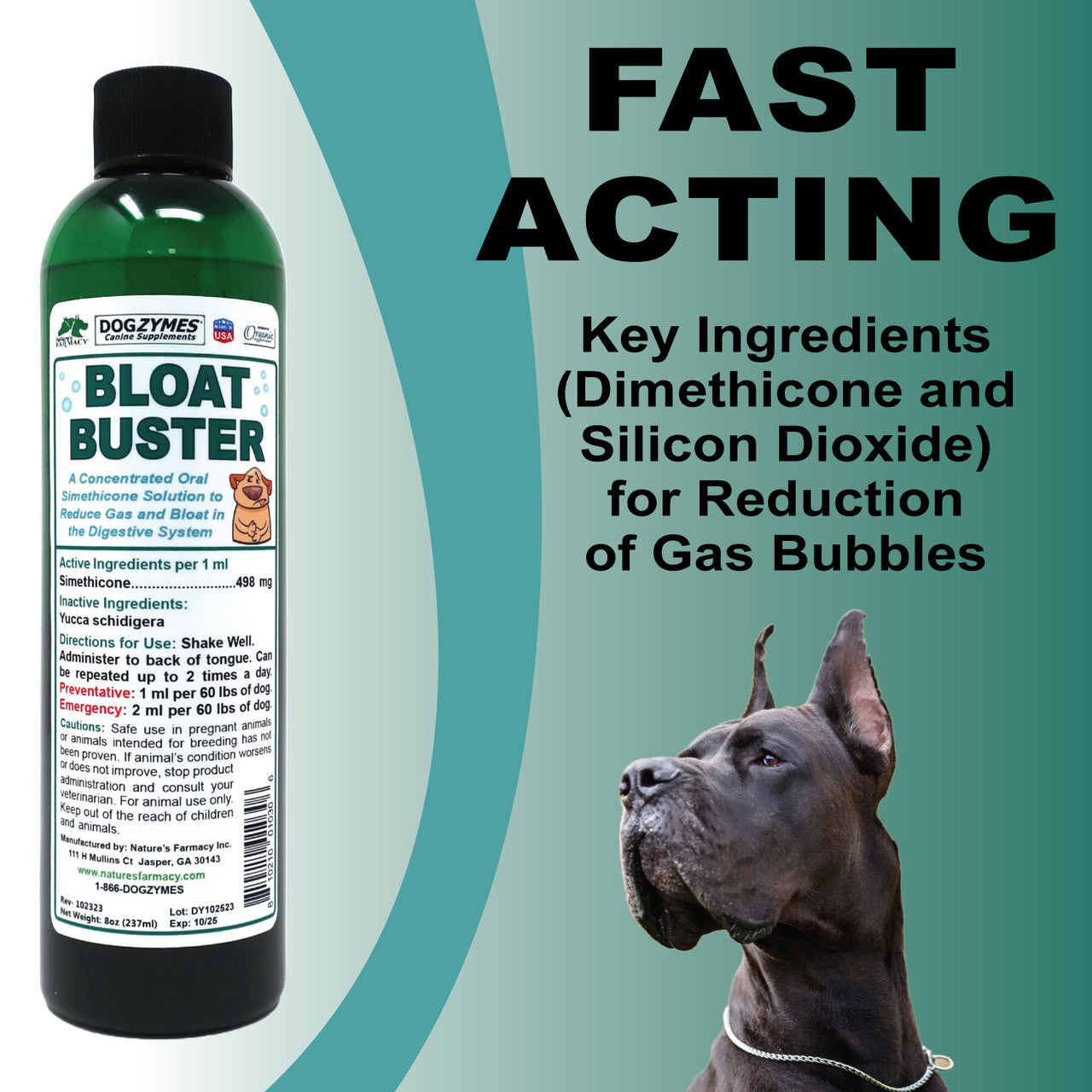 Dogzymes Bloat Buster Concentrate Liquid – Nature's Farmacy
