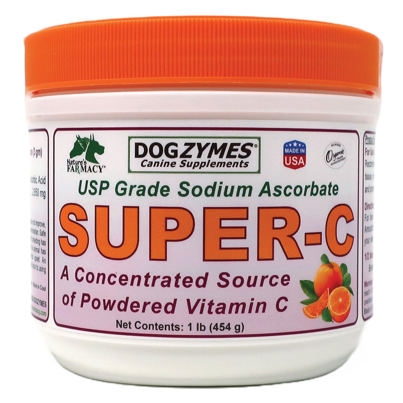 Dogzymes Super-C Sodium Ascorbate – Nature's Farmacy